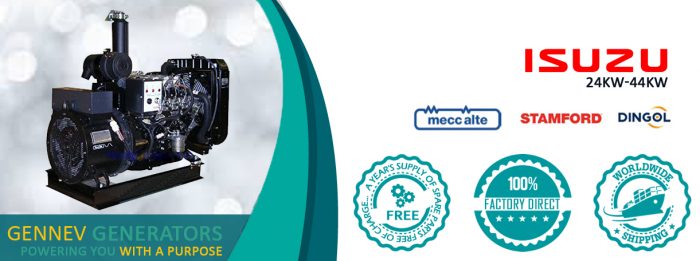 Isuzu 3 Phase Diesel Generator - Gennev Generators